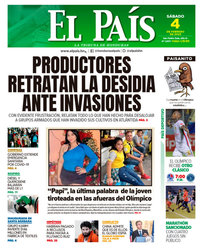 PRODUCTORES RETRATAN LA DESIDIA ANTE INVASIONES