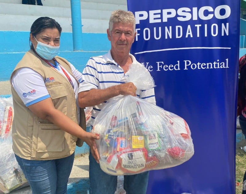 PEPSICO FOUNDATION beneficia con alimentos a 200 familias