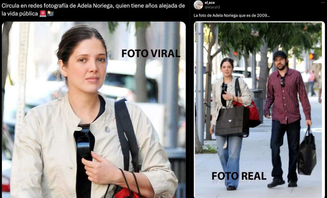 Reaparece Adela Noriega, esto es lo que se sabe de su foto viral