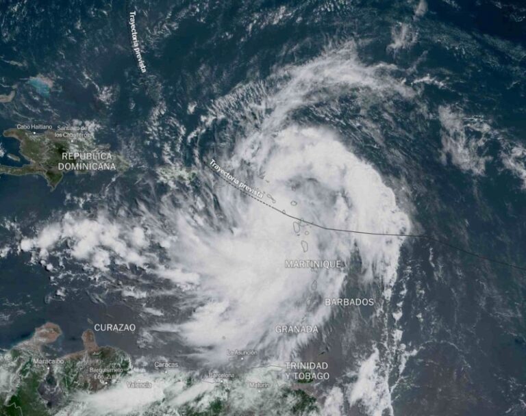 ¿Cuál sería la trayectoria de la tormenta tropical Ernesto?