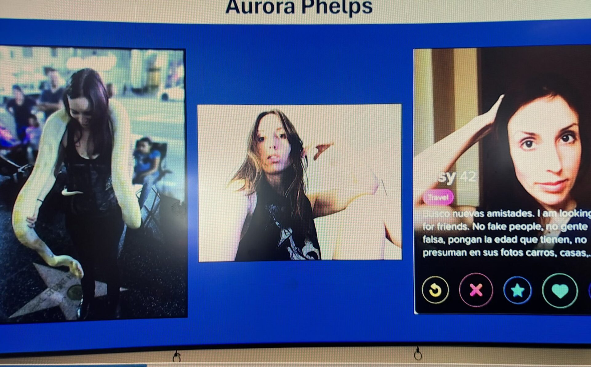 Aurora Phelps, estafadora y asesina detrás de app de citas