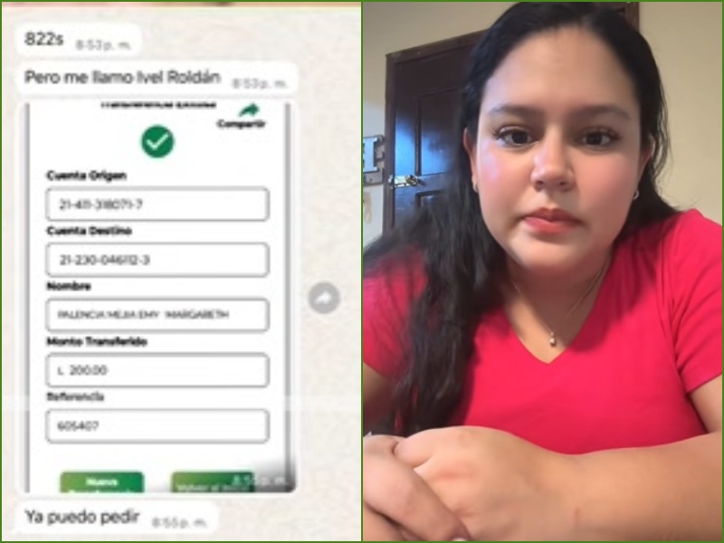 Emprendedora hondureña denuncia estafa de más de 30,000 lempiras