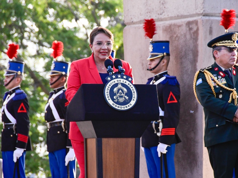 Presidenta Xiomara Castro: “Defenderemos nuestra nación con firmeza y sin descanso”