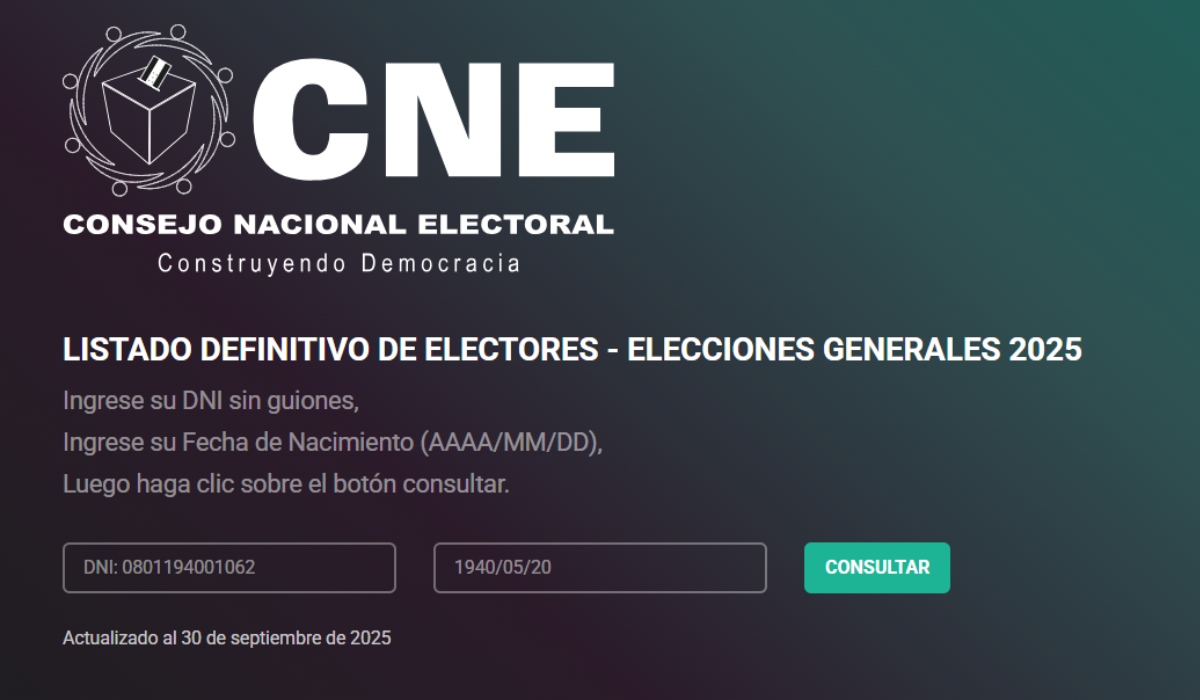 CNE habilita sitio web para consultar centros de votación