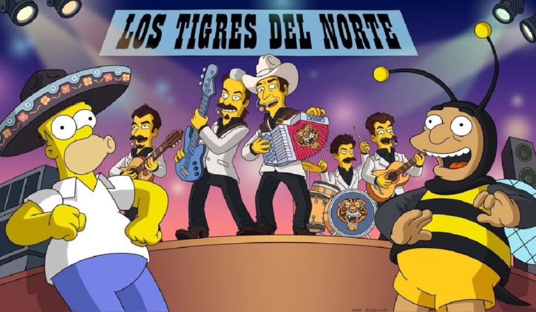 Los Tigres del Norte aparecerán en 'Los Simpsons'