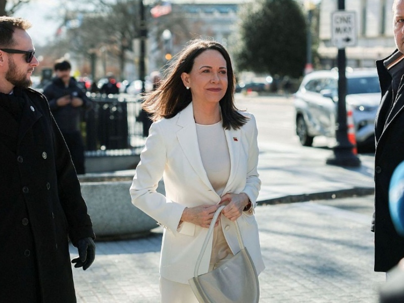Trump recibe a María Corina Machado en la Casa Blanca