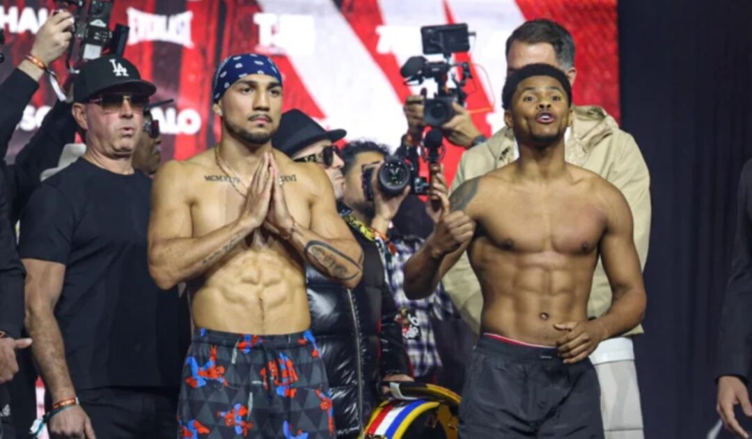Teófimo y Shakur dan el peso antes de su combate en Nueva York por el ...