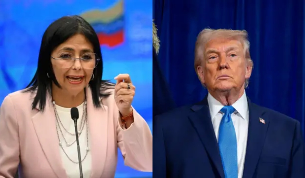Trump asegura que Delcy Rodríguez está “cooperando”