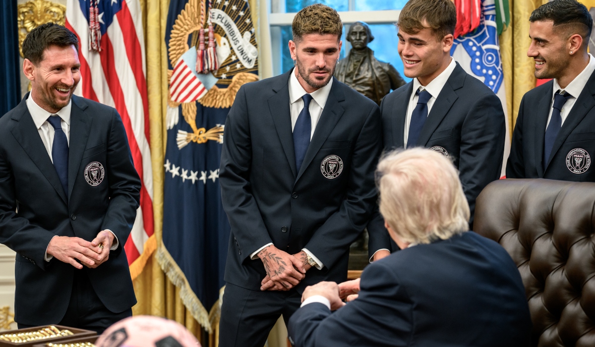 Messi visita la Casa Blanca y se reúne con Donald Trump