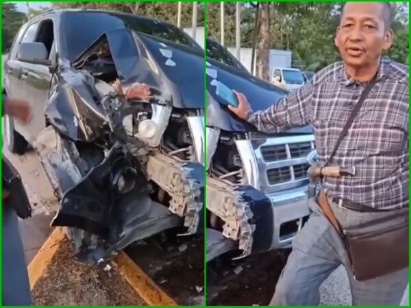 ¡Se durmió al volante! Apóstol Santiago Zúñiga sobrevive a aparatoso ...